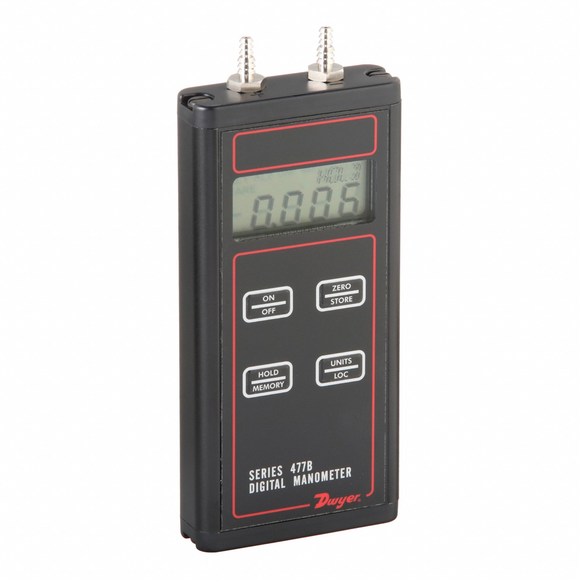 DWYER, 0 in wc to 20 in wc, Backlit LCD, Digital Manometer - 55EJ30 ...