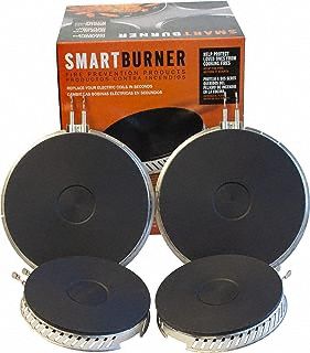 PIONEERING TECHNOLOGY, (2) 6 in and (2) 8 in Size Repl Burner Size ...