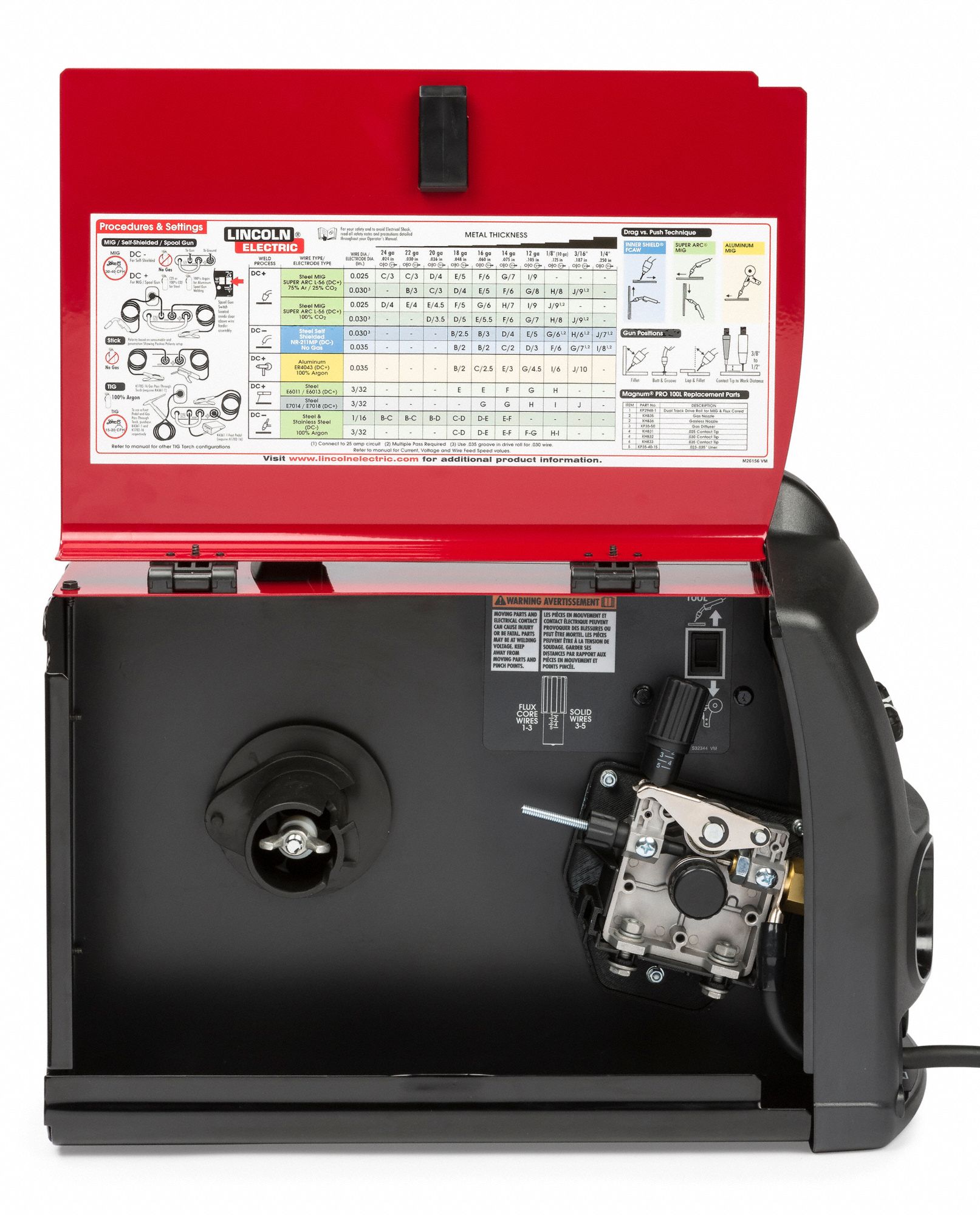 LINCOLN ELECTRIC Multiprocess Welder: LE31MP®, DC, MIG/Stick Pack ...
