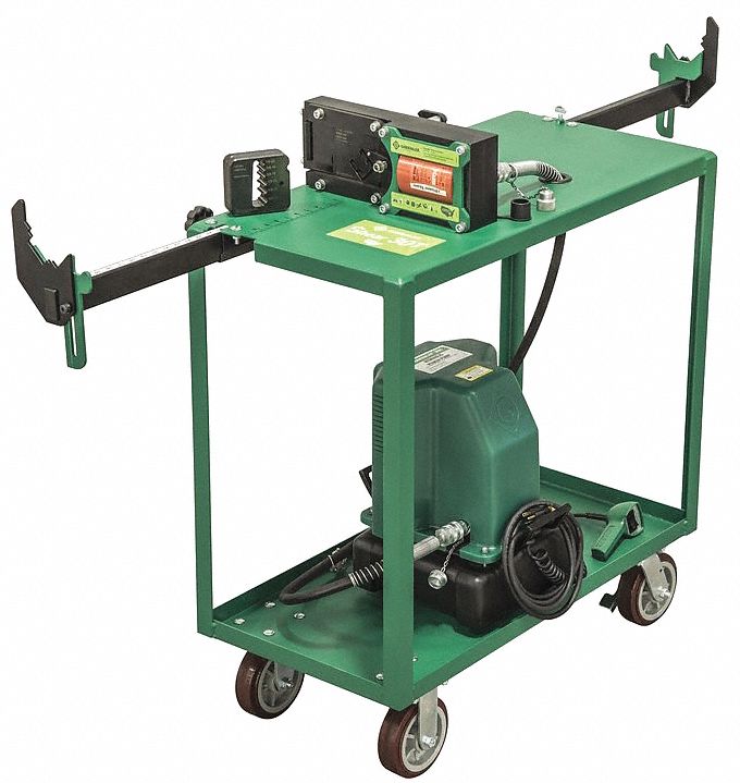 GREENLEE, Corded Electric Pump, 30 Tonf Hydraulic Force, Strut Shear ...