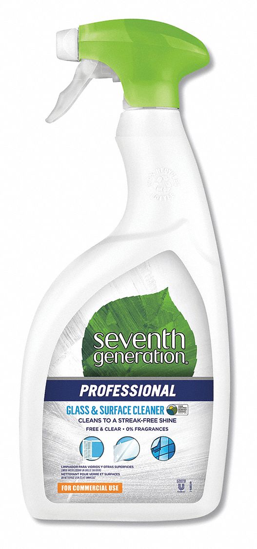 SEVENTH GENERATION PROFESSIONAL, Liquid, Trigger Spray Bottle, Glass ...