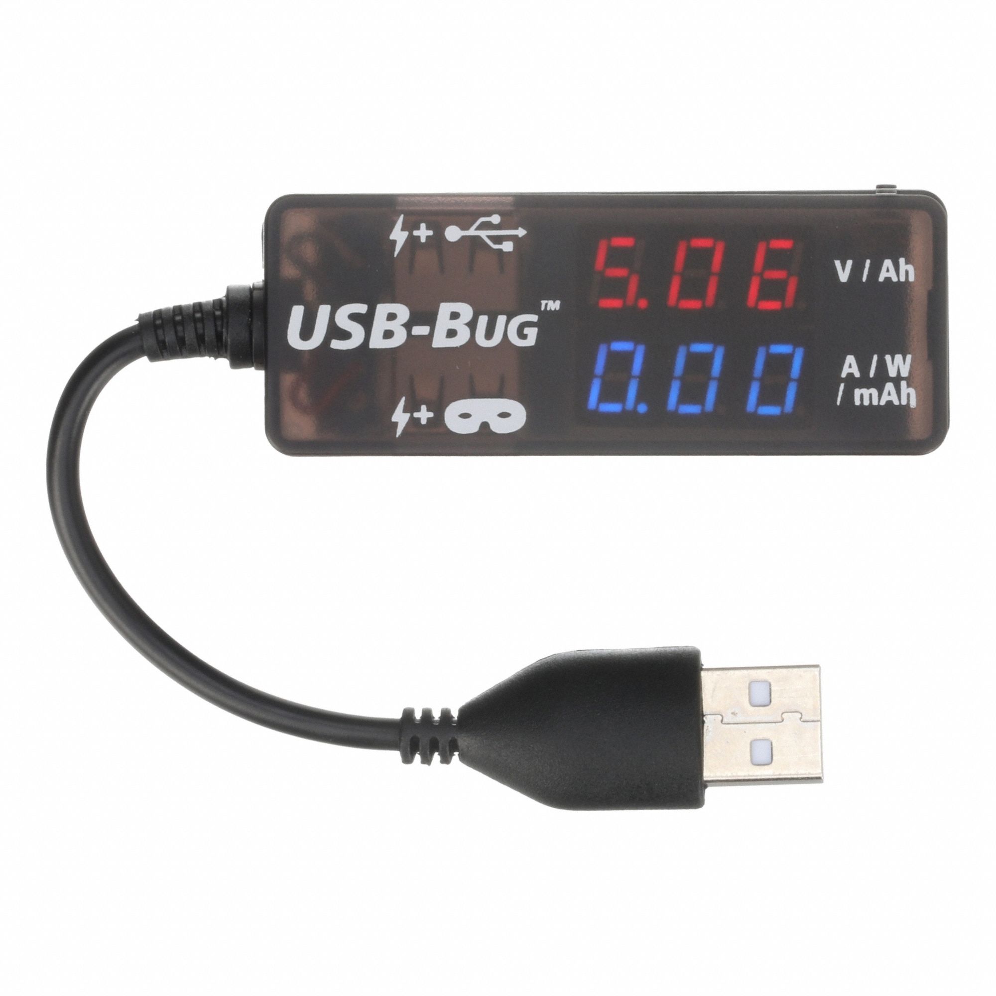 TRIPLETT, USB 3.0, 1 in Overall Ht, USB Tester and Data Masker - 55EP46 ...