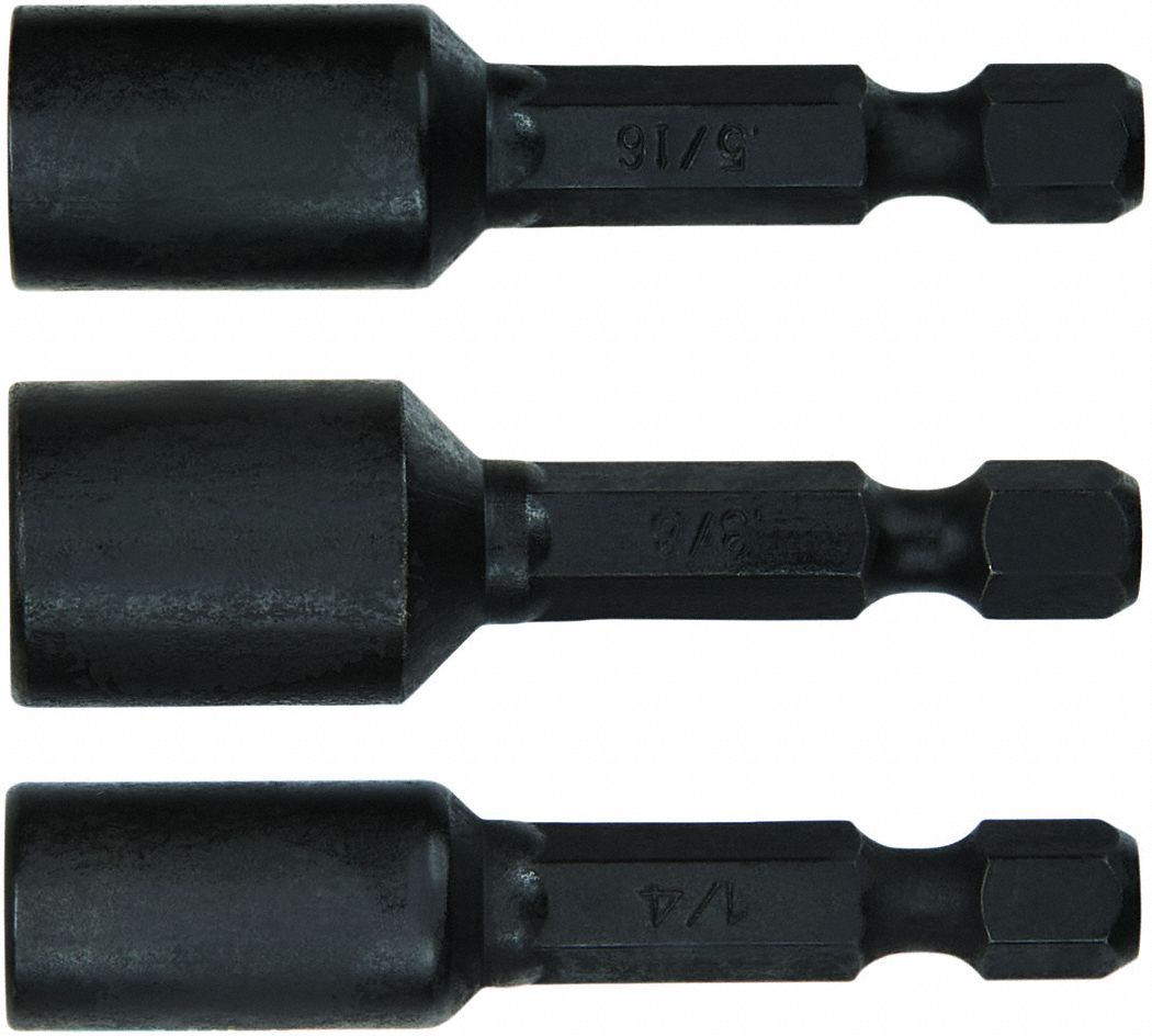 IRWIN, Nutsetter Set, Imperial, Nutsetter Set - 55EW47|IWAF342-3 - Grainger