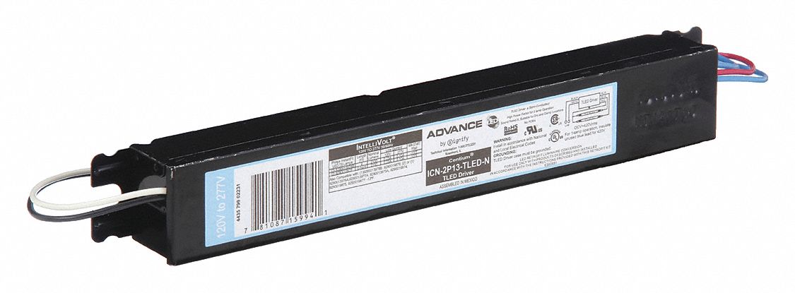 ADVANCE, 1_2 Bulbs Supported, 120 to 277V AC, LED Driver - 55EY04 ...