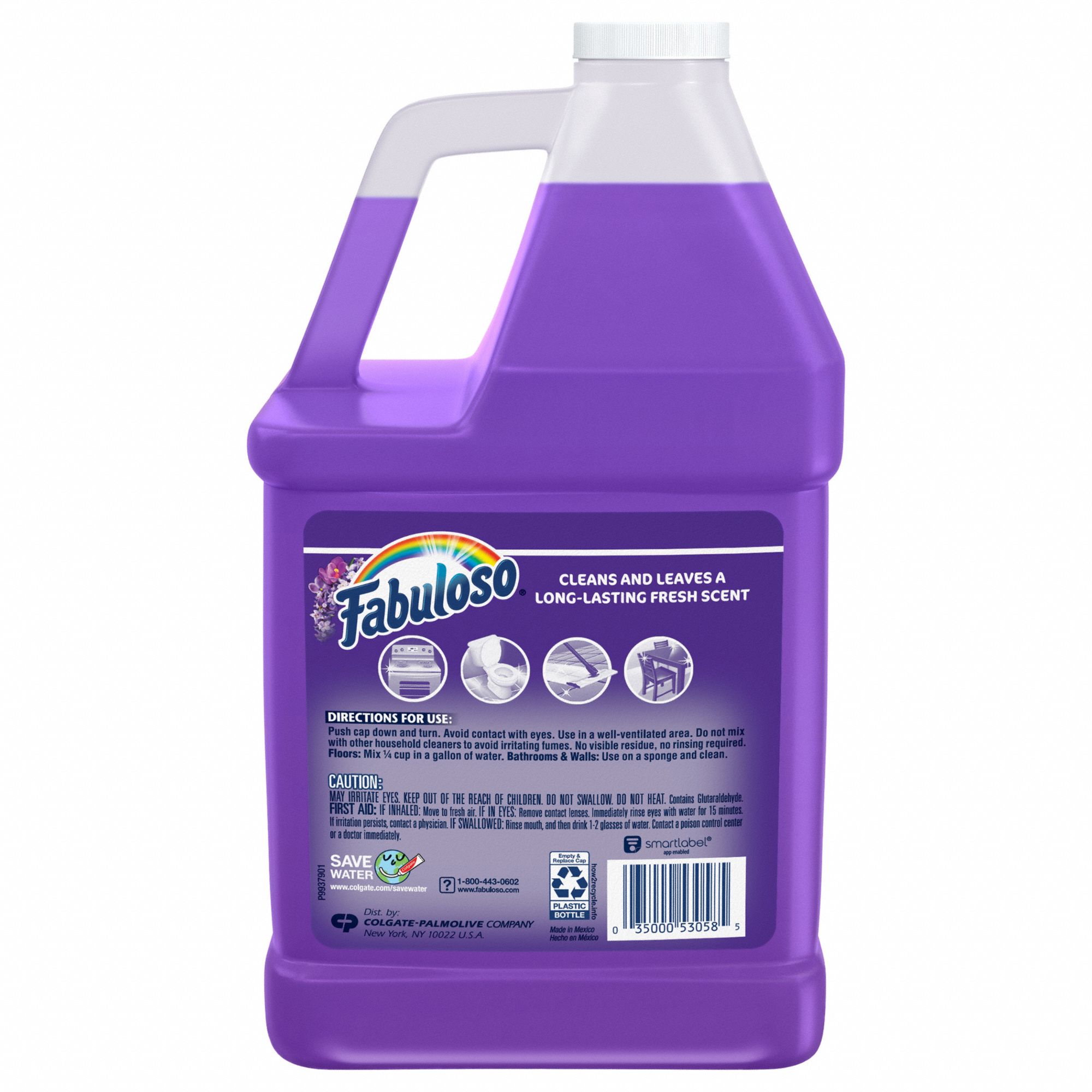 FABULOSO All Purpose Cleaner: Jug, 1 gal Container Size, Concentrated ...