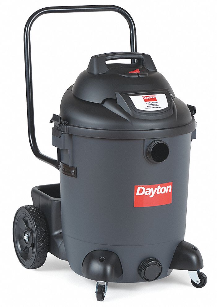 DAYTON, 14 gal Tank Size, Plastic, Shop Vacuum - 55EY25|55EY25 - Grainger