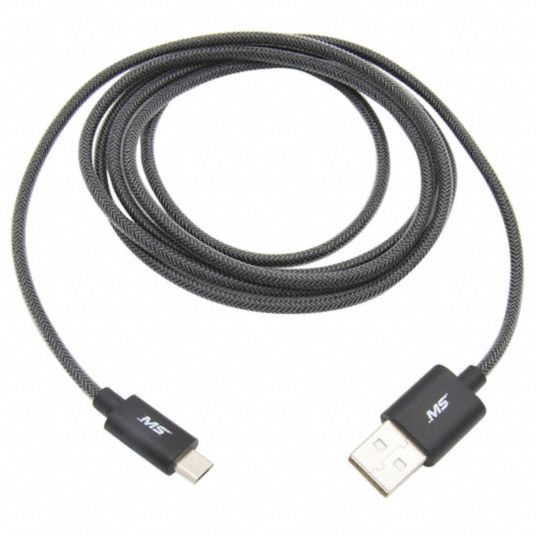MOBILESPEC, Type A End 1, Micro B End 2, USB Cable - 55FA31|MBS06110 ...