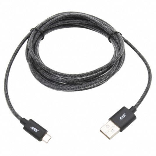 MOBILESPEC, Type A End 1, Micro B End 2, USB Cable - 55FA32|MBS06111 ...