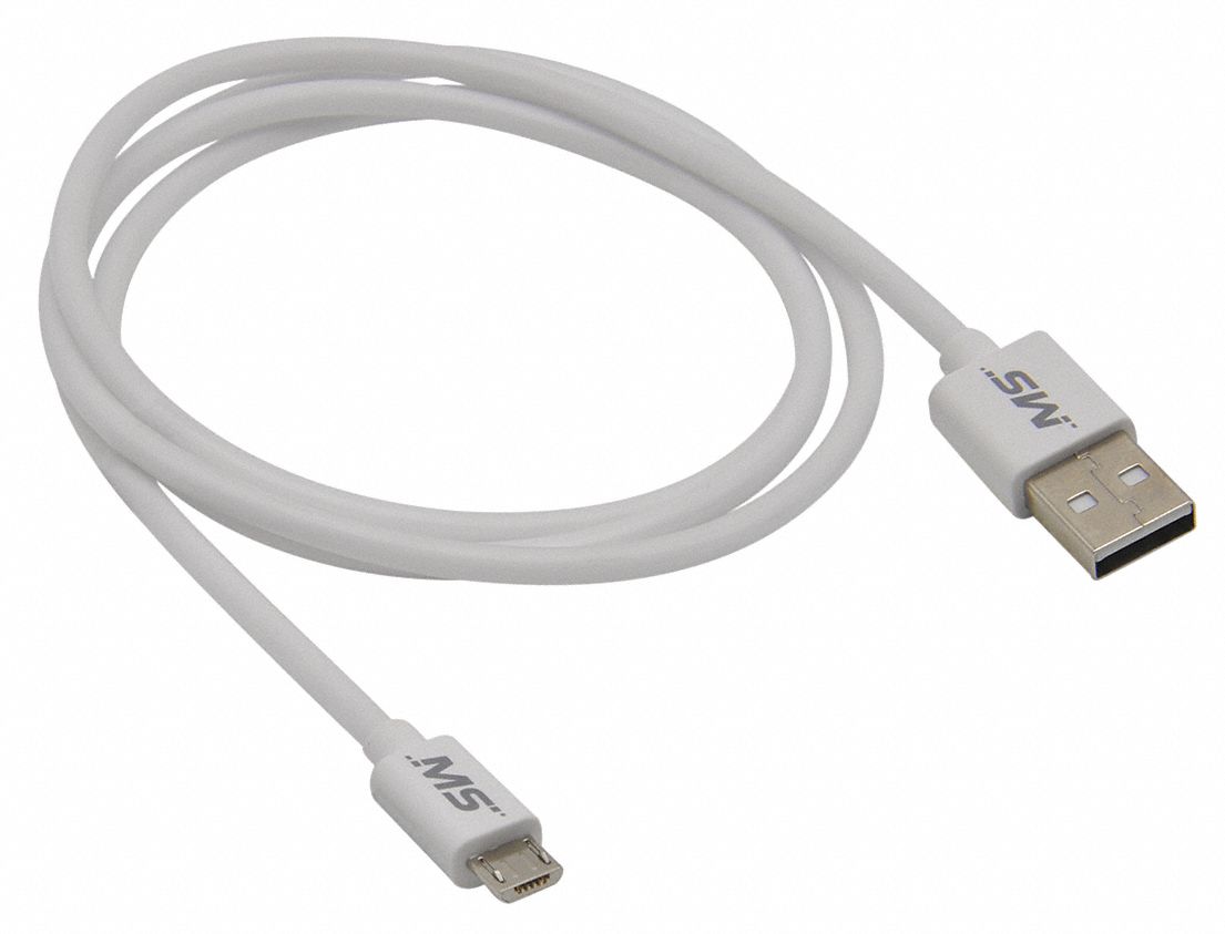 MOBILESPEC, Type A End 1, Micro B End 2, USB Cable - 55FA35|MBS06142 ...