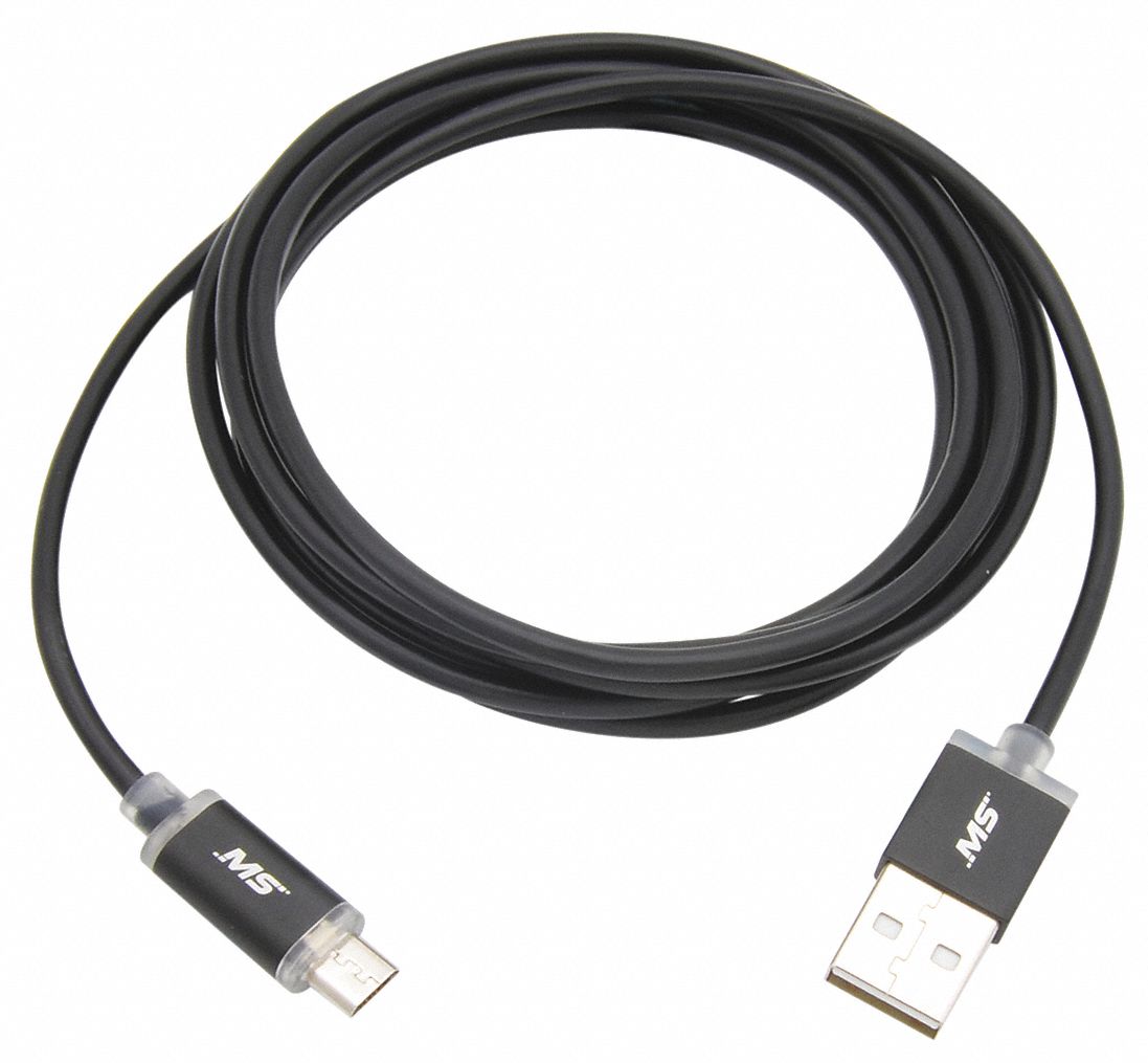 MOBILESPEC, Type A End 1, Micro B End 2, USB Cable - 55FA36|MBS06161 ...