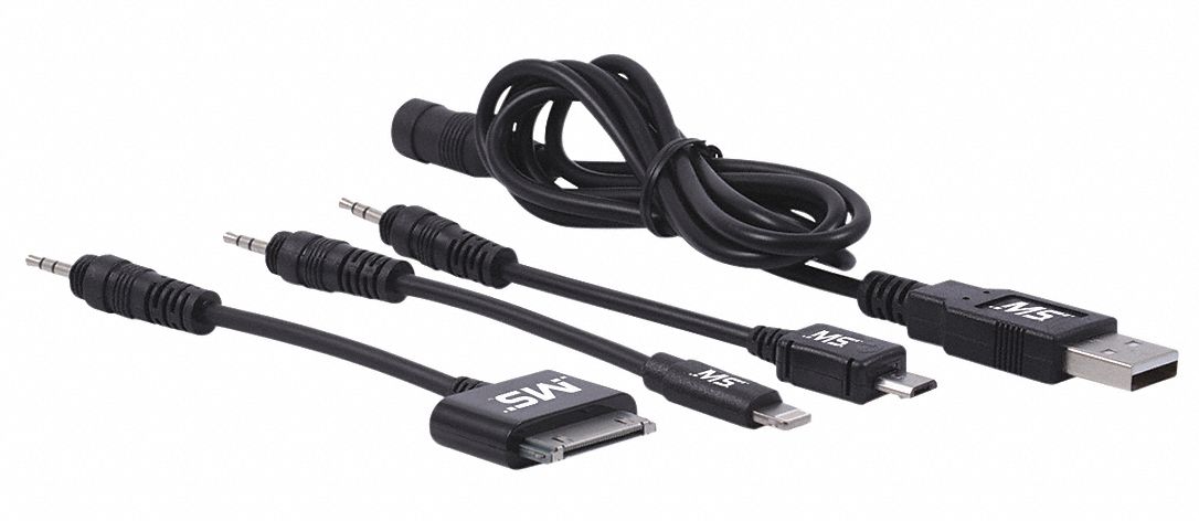 MOBILESPEC, Micro B End 1, Lightning End 2, USB Cable - 55FA56|MBS06881 ...