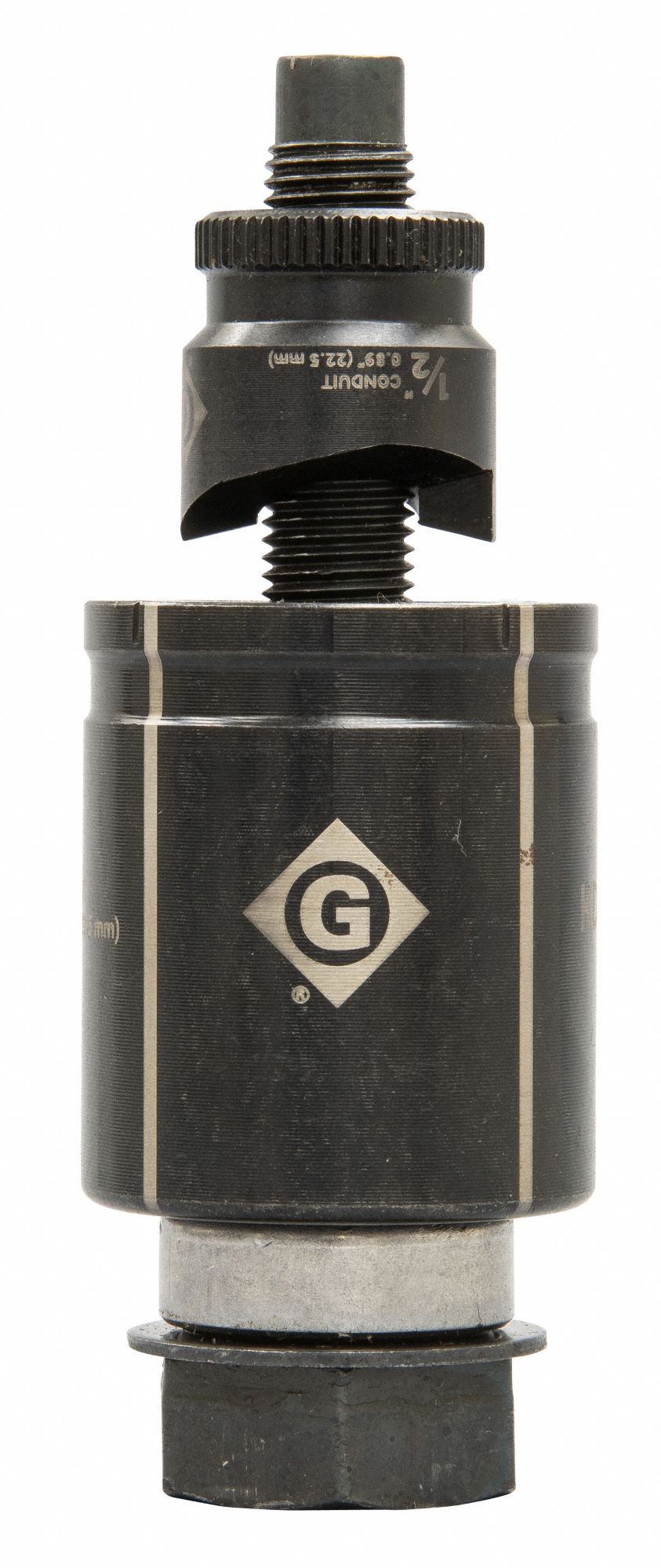 GREENLEE Knockout Punch Set: 10 ga Sheet Metal Capacity (Steel), 57/64 ...