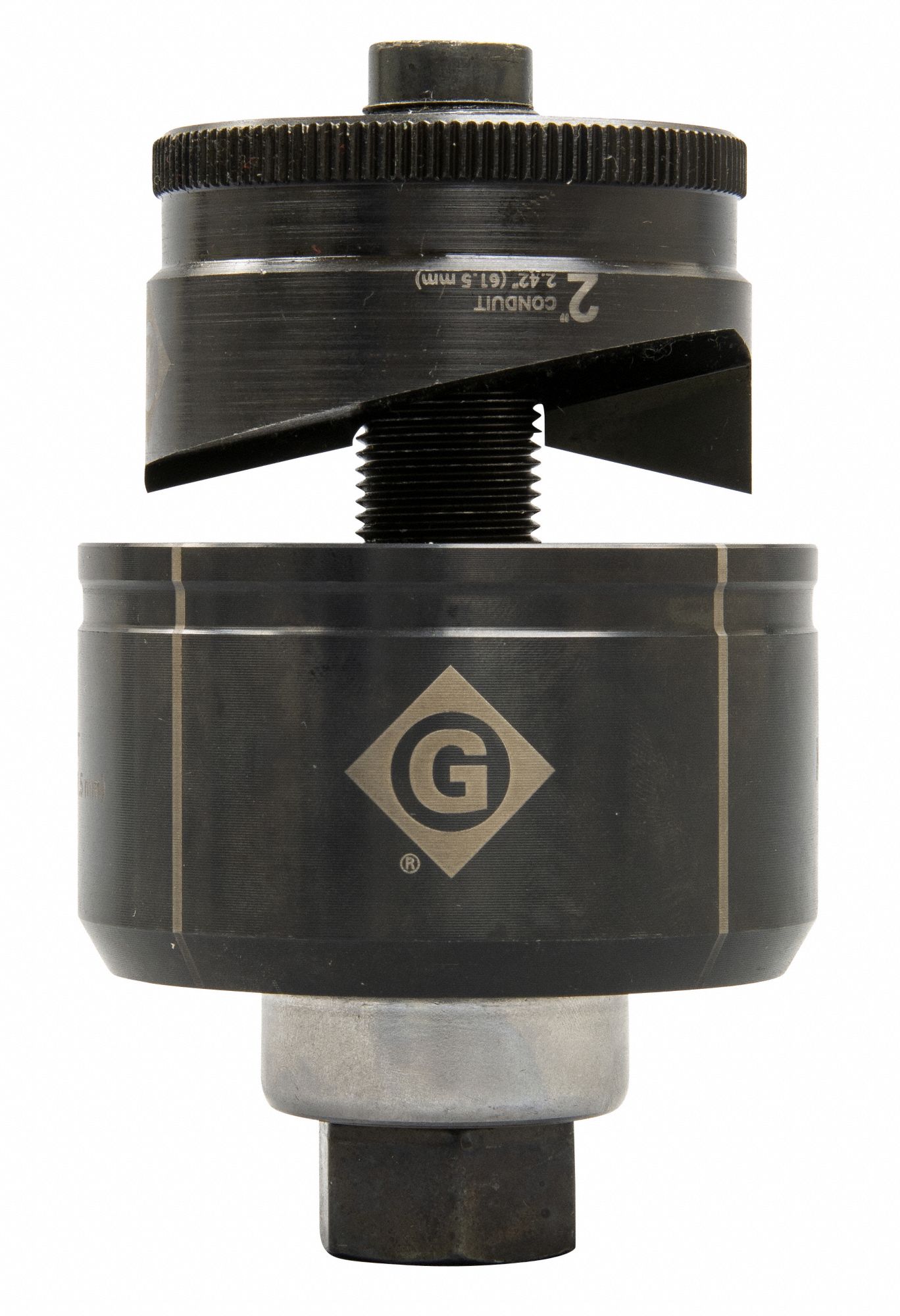 GREENLEE Knockout Punch Set: 10 ga Sheet Metal Capacity (Steel), 2 27/ ...