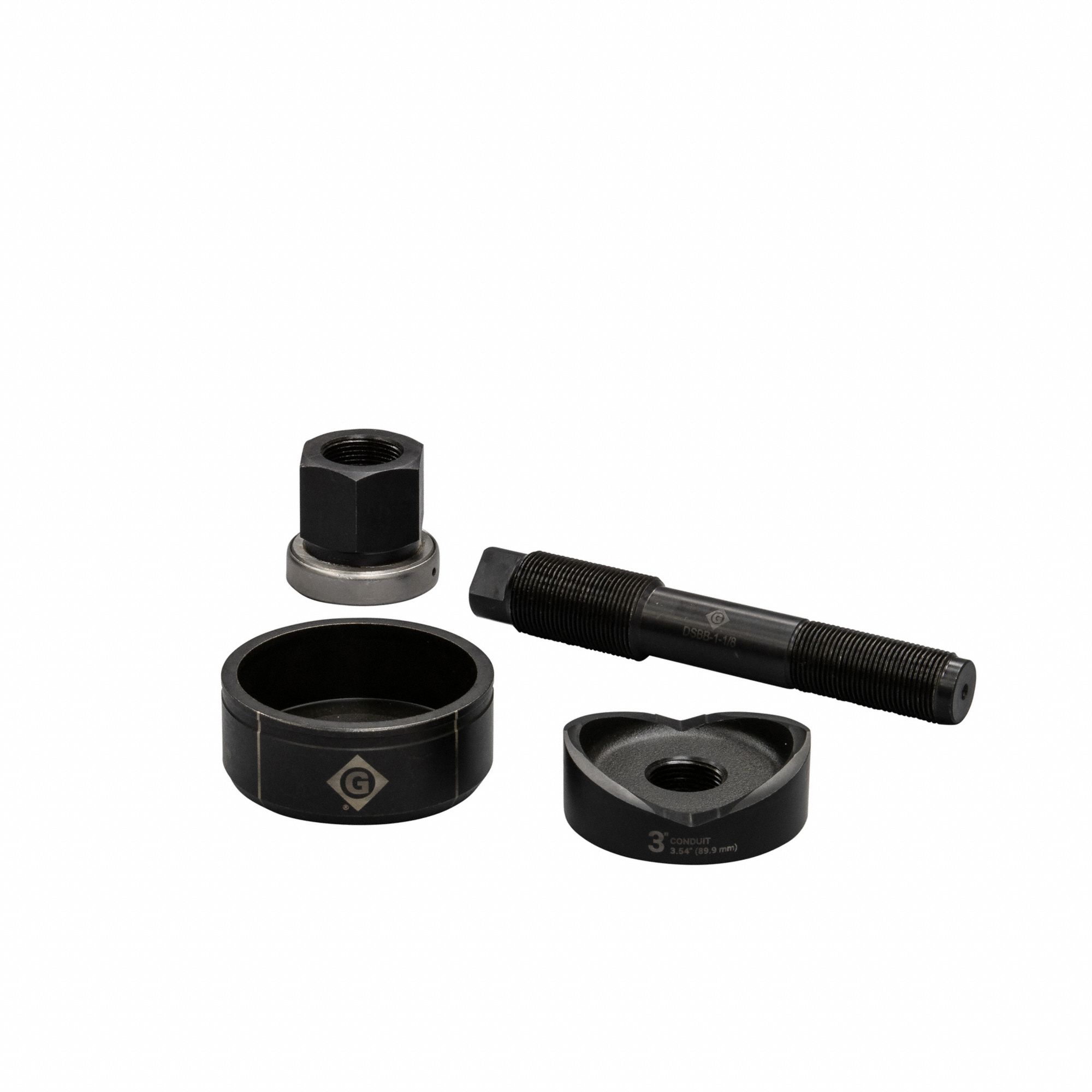 GREENLEE, 10 ga Sheet Metal Capacity (Steel), 3 17/32 in Nominal Size ...