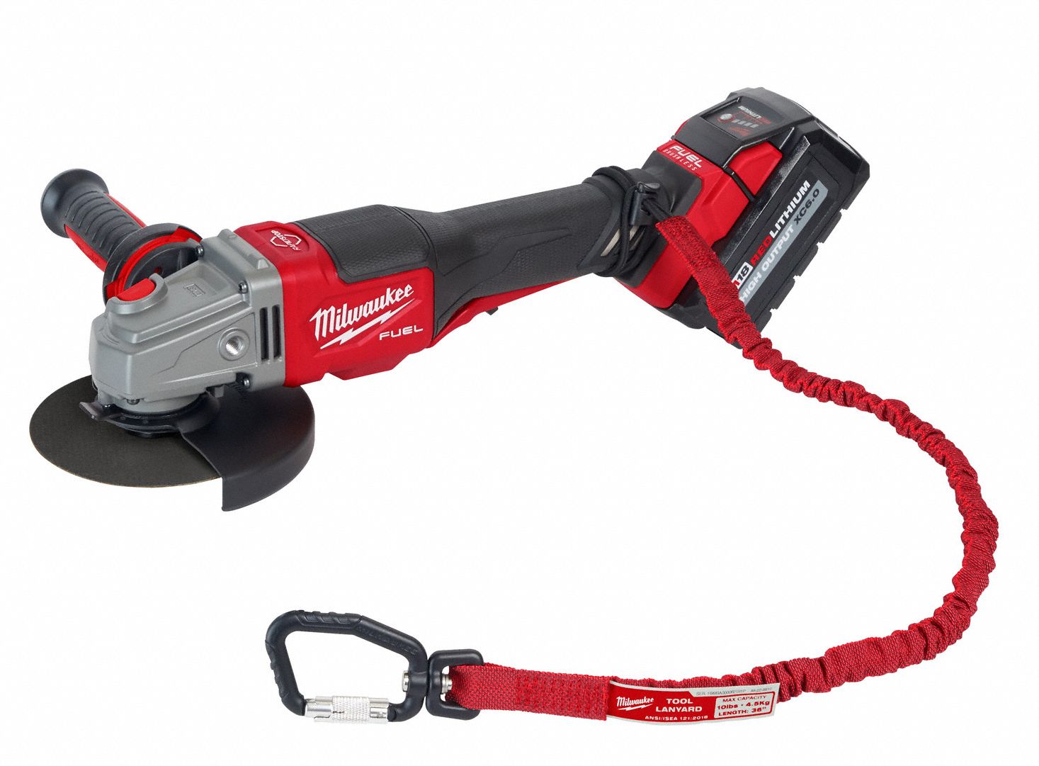MILWAUKEE Tool Lanyard, Elastic Tether Style, 10 lb Weight Capacity ...