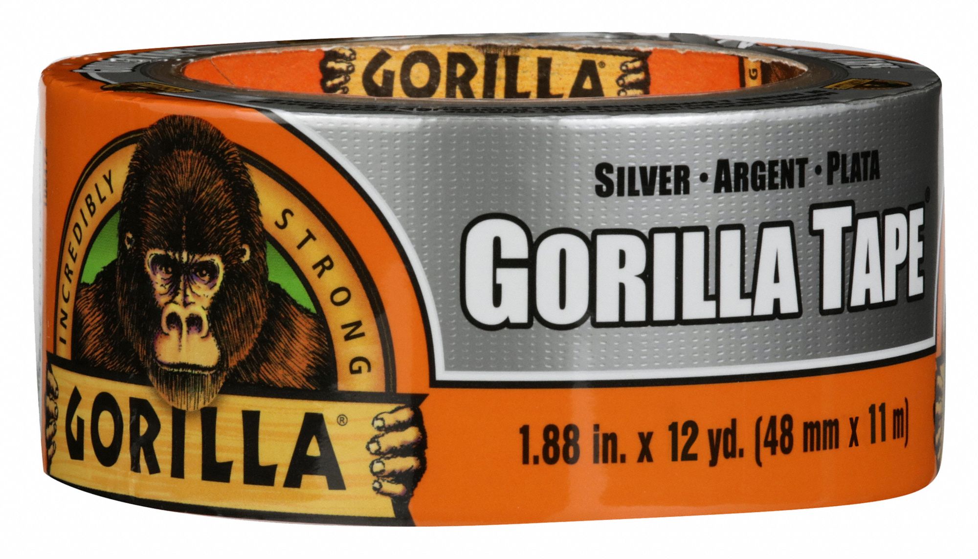 GORILLA, Heavy Duty, Gray, Duct Tape - 55FJ90|6071202 - Grainger