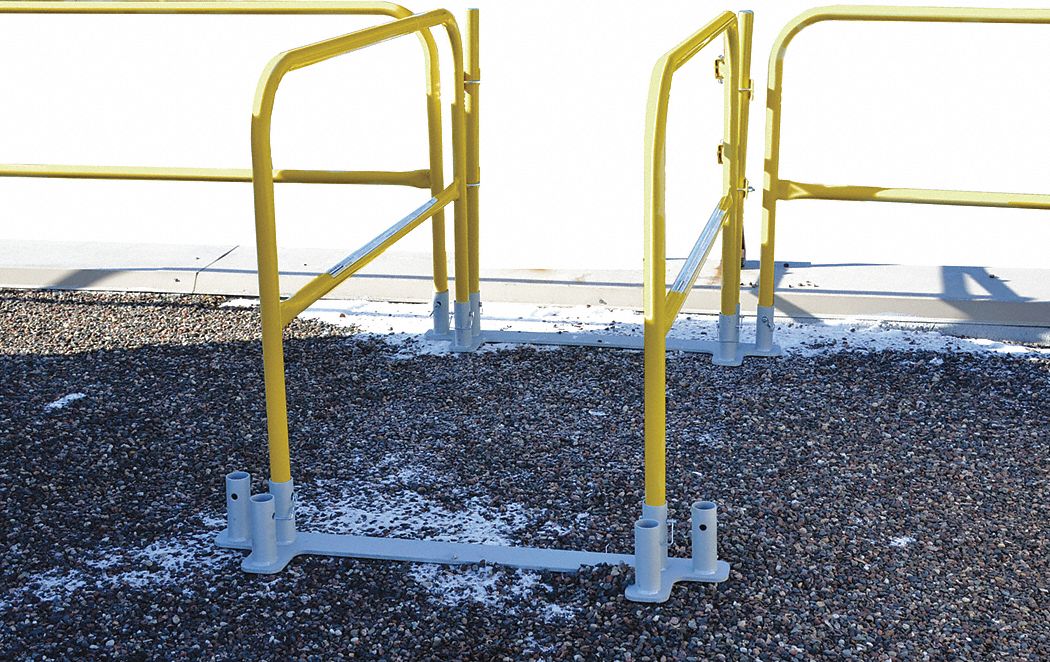 GARLOCK SAFETY SYSTEMS, 3 1/2 ft, Guardrail, Guardrail - 55GY35|449-001 ...