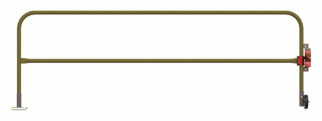 GARLOCK SAFETY SYSTEMS, Permanent, Guardrail Swing Gate Adapter Kit ...