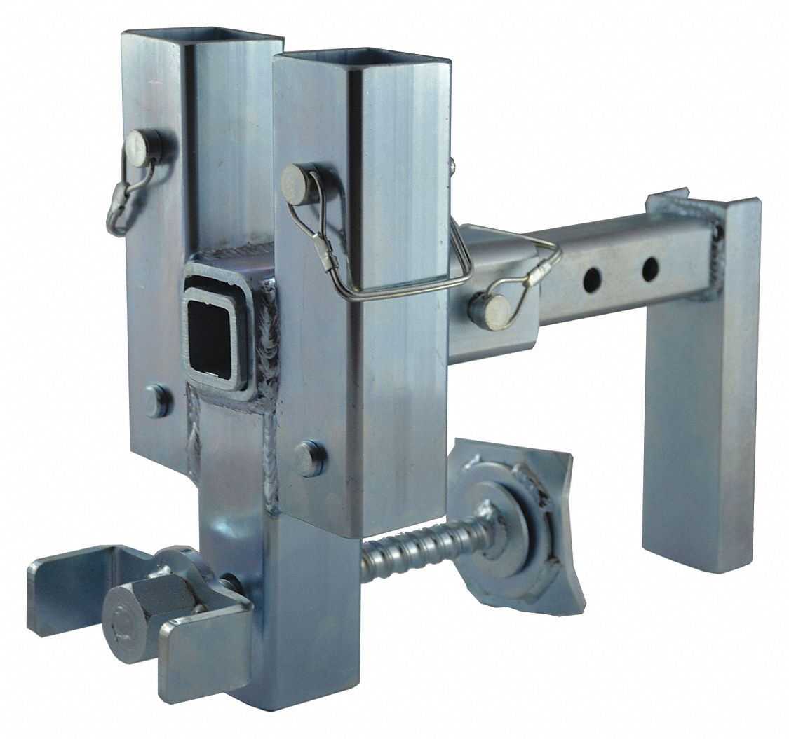 GARLOCK SAFETY SYSTEMS, 14 in x 10 1/2 in, Steel, Guard Rail Mounting ...