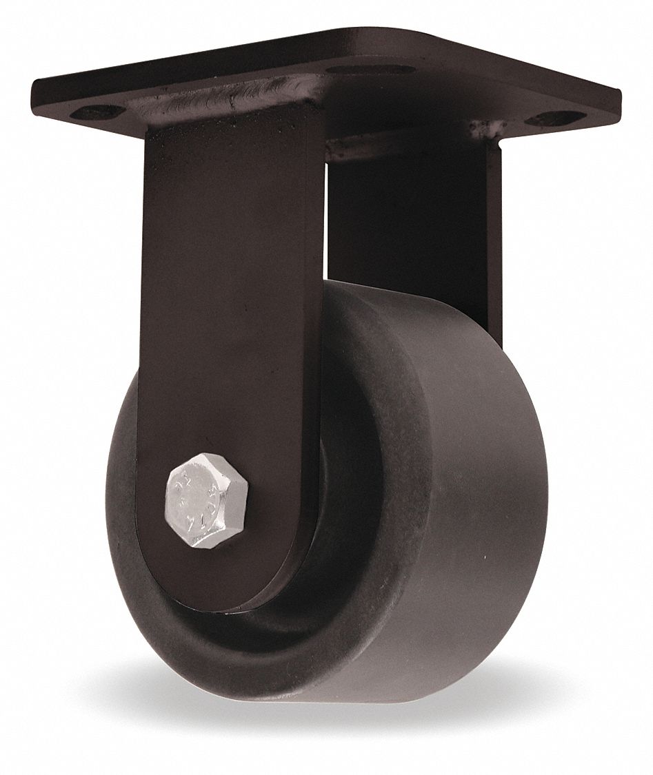 HAMILTON, Rigid, Nylon, Plate Caster - 55HA03|R-WHK-4HNY - Grainger