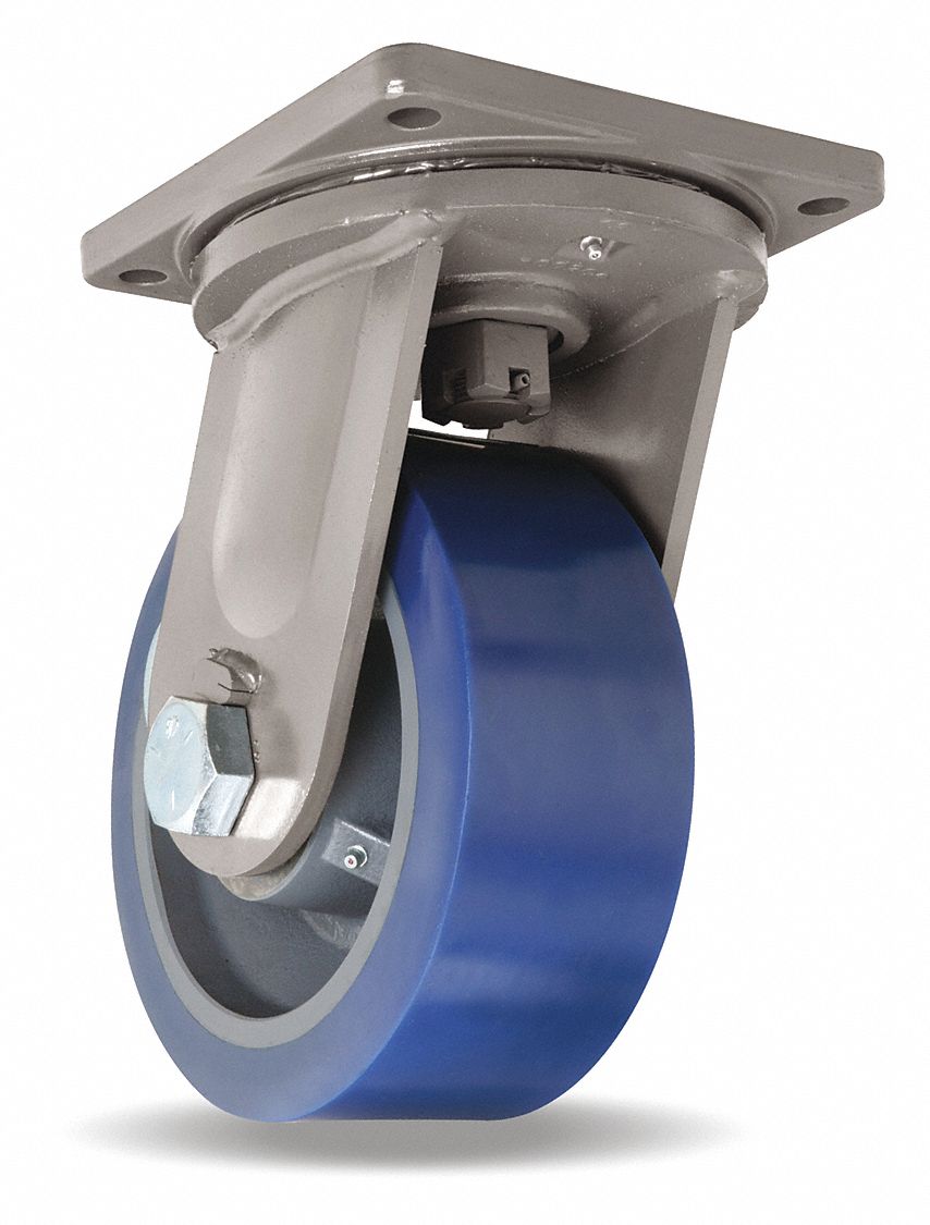 HAMILTON, Swivel, Face Brake, Plate Caster - 55HA29|S-MD-104SYT-4SL-HCB ...