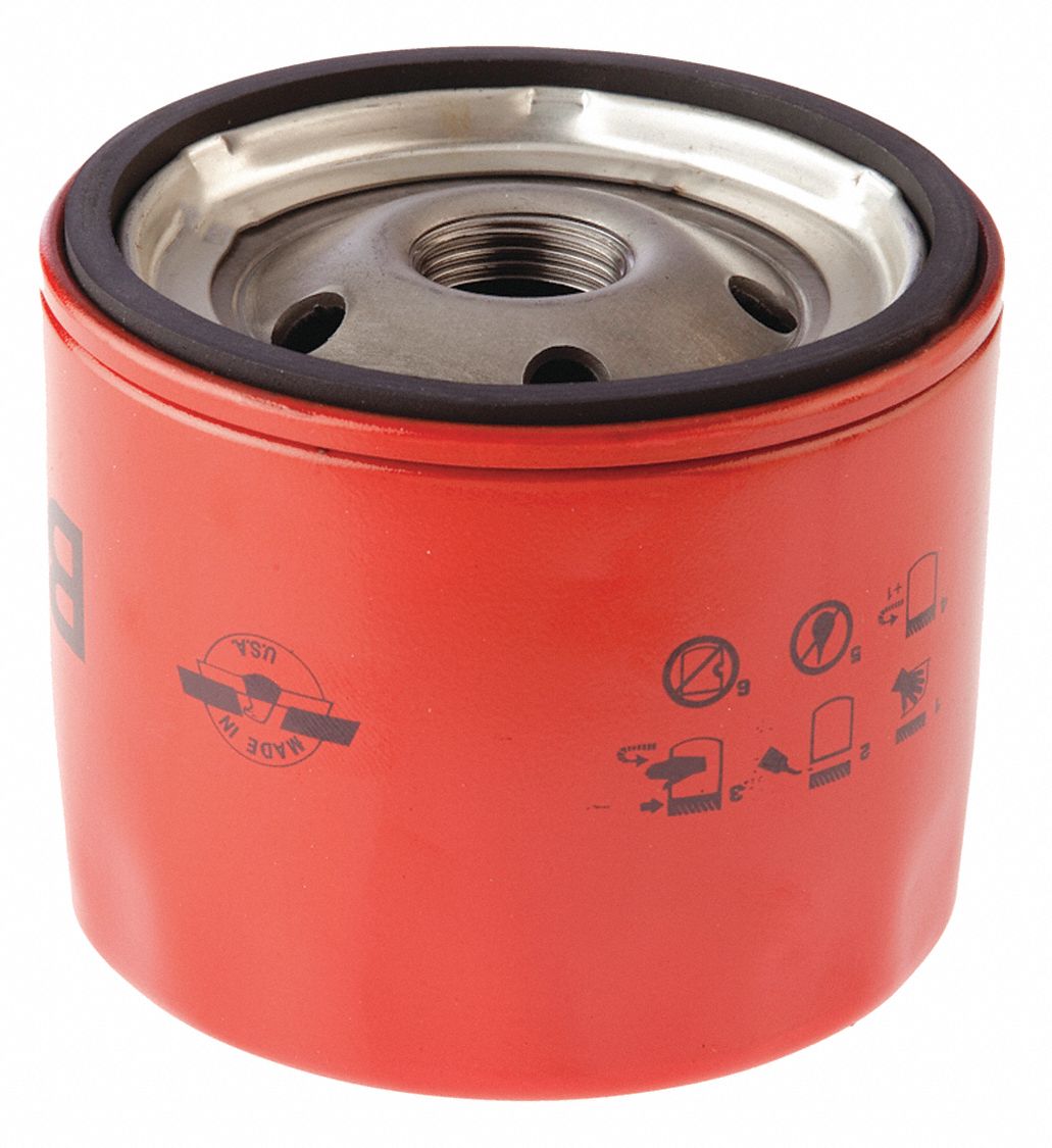 TENNANT, Spin-On Engine Oil Filter, Steel, Spin-On Engine Oil Filter ...