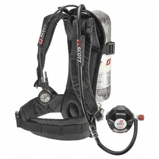 3M SCOTT Industrial SCBA, 30 min Duration, 4,500 PSI - 55HX69 ...