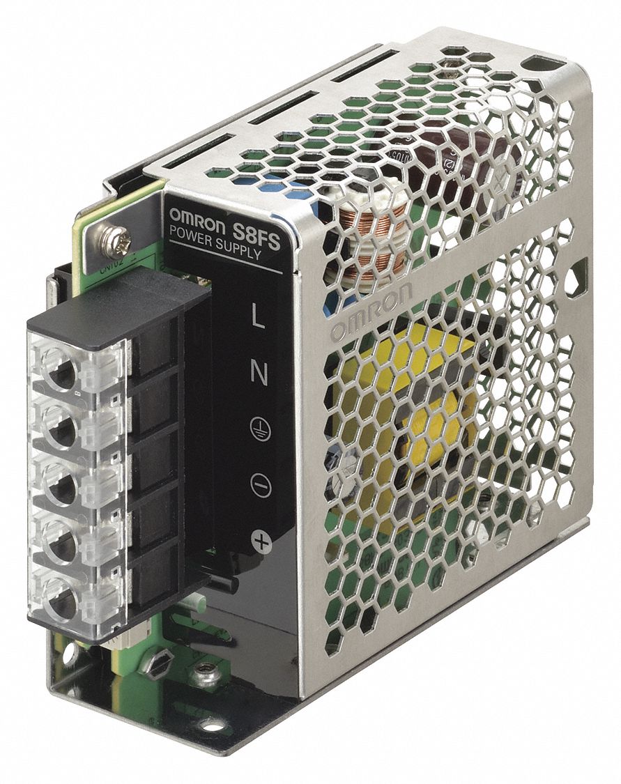 OMRON, DIN Rail, 100 W Output Power - Rated, DC Power Supply - 55JA29 ...