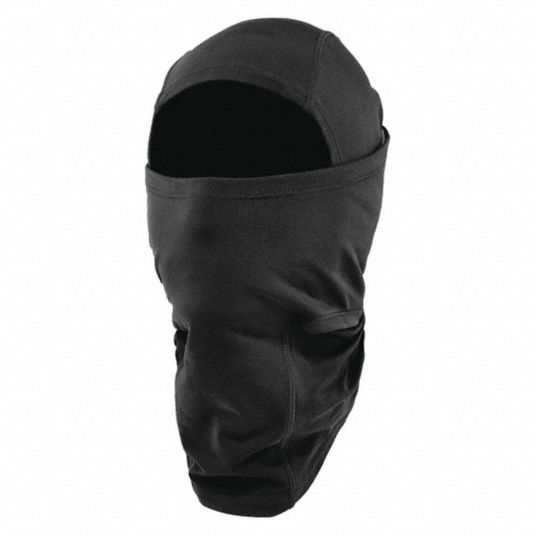 ERGODYNE Balaclava: Balaclava, Black, Universal, Balaclava, Nylon ...