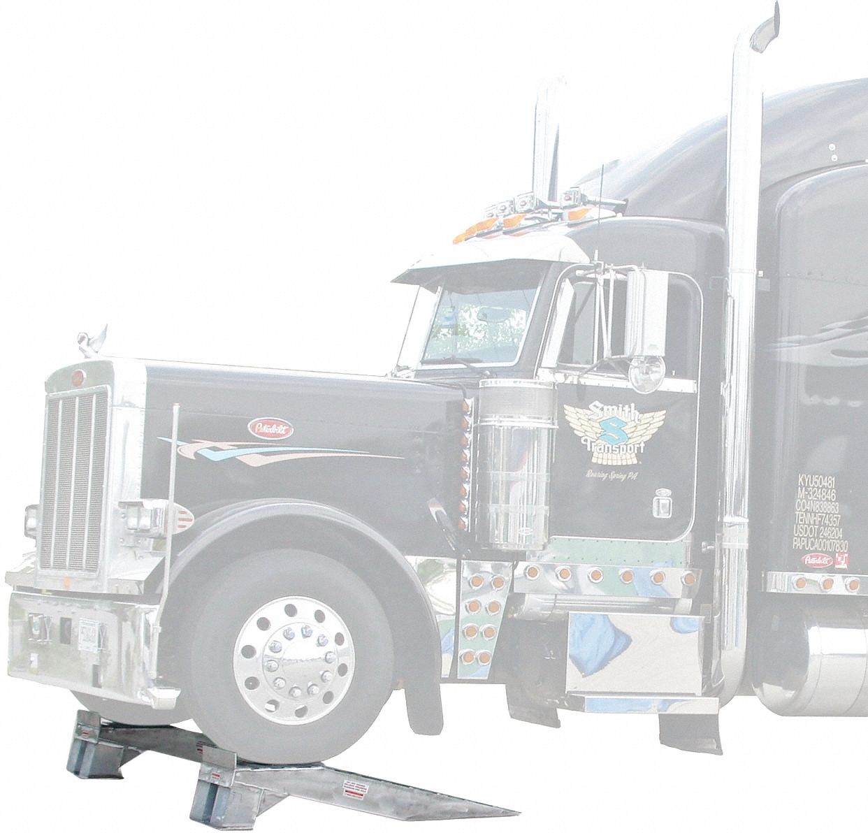 HEAVY DUTY RAMPS, 20 ton Load Capacity, Not Adj, Truck Ramp - 55JG66 ...