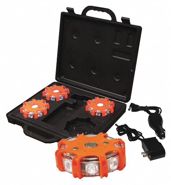 ECCO LED Road Flare Kit, Waterproof, 5" L - 55JH29|ET0010 - Grainger