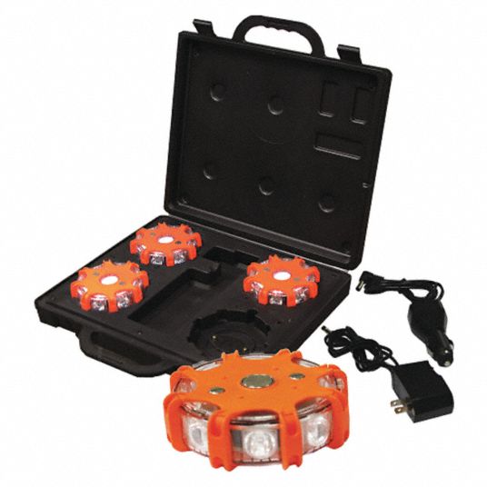 ECCO, Clear, LED Road Flare Kit - 55JH29|ET0010 - Grainger