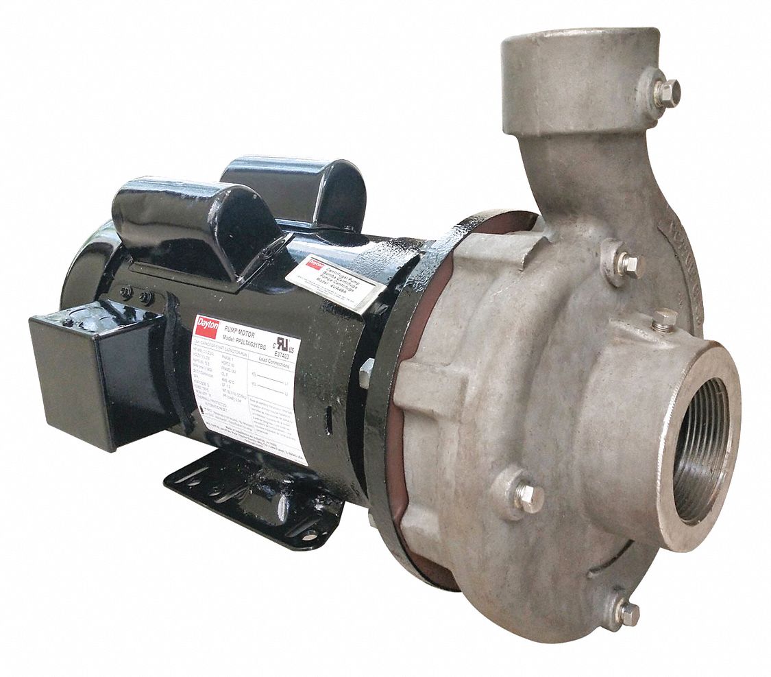 2 hp, 115/230V AC, Centrifugal Pump - 55JJ65|55JJ65 - Grainger
