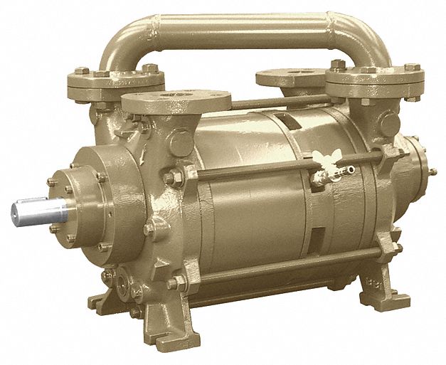 Monoblock, 2 Stage, Liquid Ring Vacuum Pump - 55JN03|DV0401B-DA3 - Grainger