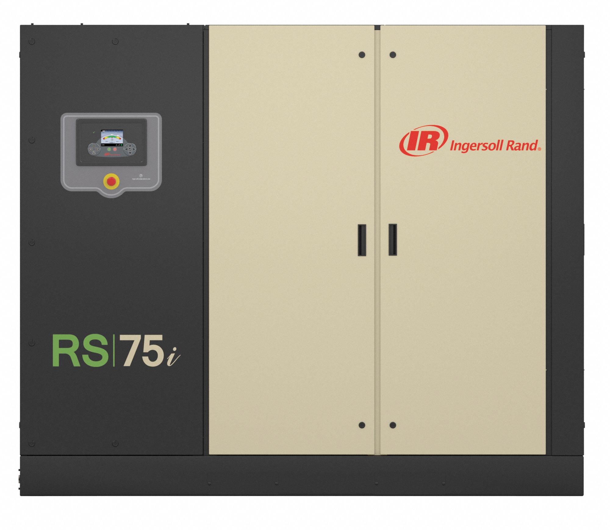 INGERSOLL RAND Rotary Screw Air Compressor: Tankless, 75 kW, 499 cfm, 0 ...