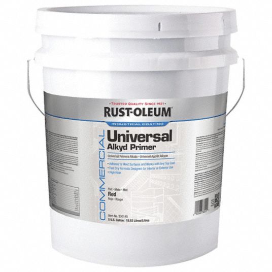 RUST-OLEUM, Exterior/Interior, Red, Alkyd Primer - 55KD41|330145 - Grainger