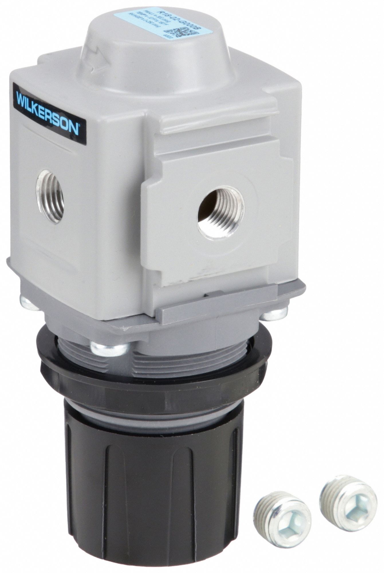 WILKERSON Compressed Air Regulator: Aluminum, 1/4 in NPT, 150 cfm, 300 ...