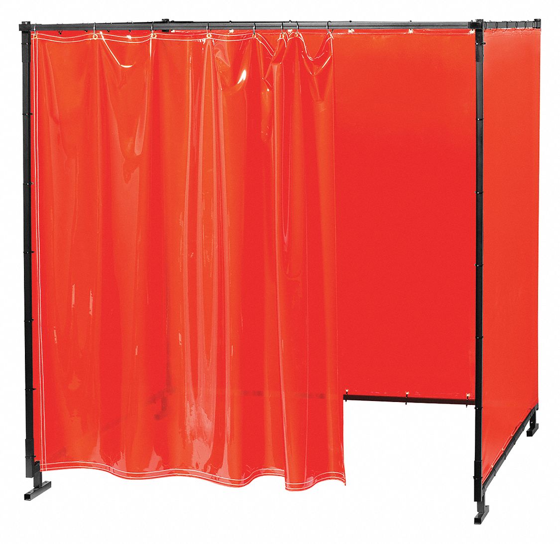 STEINER, 8 ft Wd, 6 ft Ht, Welding Booth - 55KE90|538WC-338-6X8 - Grainger