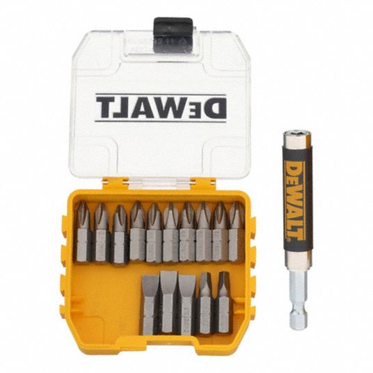DEWALT, Bit Holders/Screwdriver Bits, Impact Rated, Driver Bit Set ...