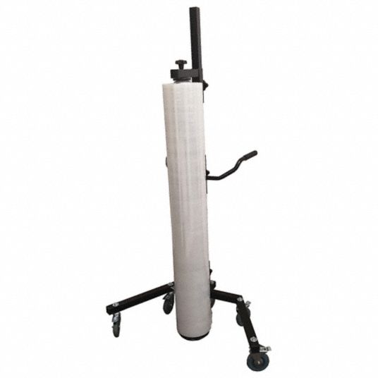 18 in Min Roll Wd, 72 in Max Roll Wd, Stretch Wrap Dispenser - 55KH53 ...