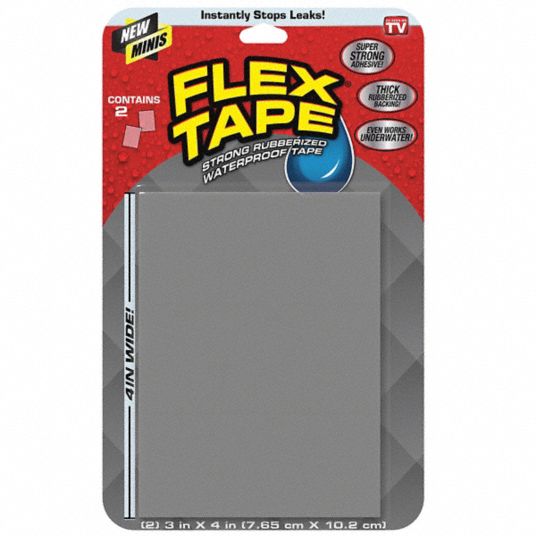 FLEX SEAL, Rubber, Clear, Flex Tape - 55KJ97|TFSCLRMINI - Grainger