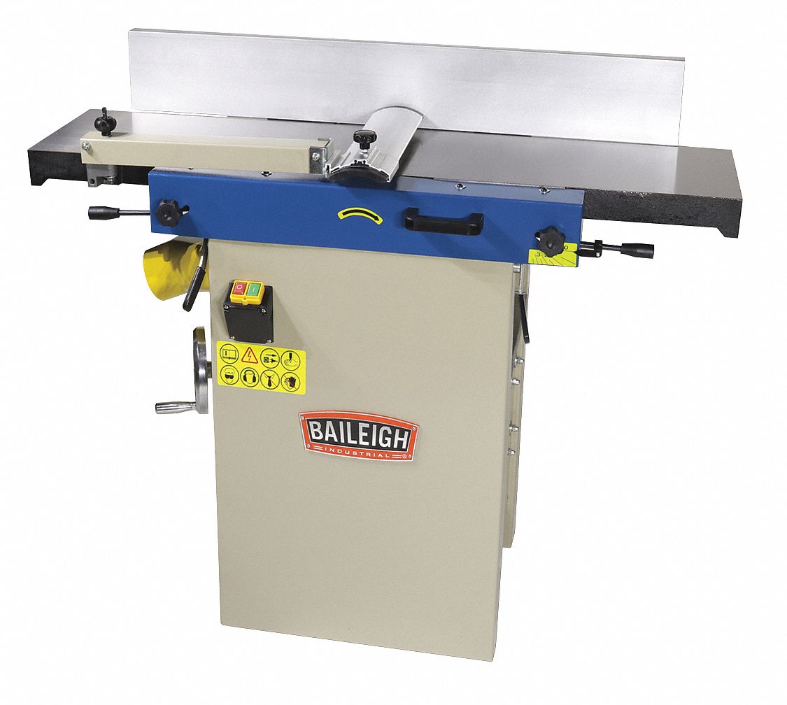 BAILEIGH INDUSTRIAL, 230V, Single-Phase, Planer/Jointer Combo - 55KM93 ...