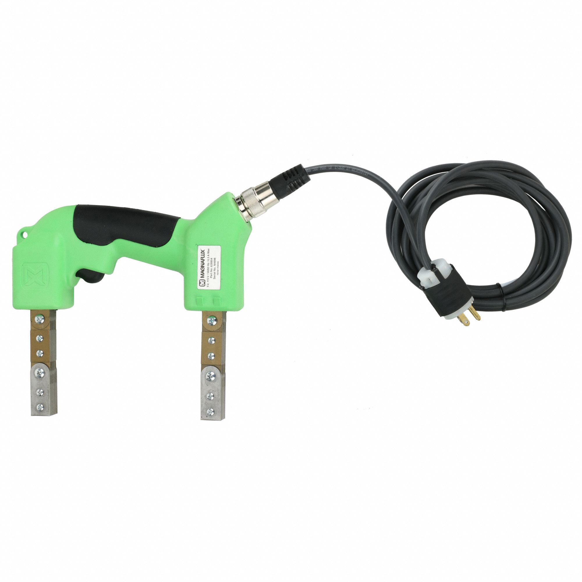 MAGNAFLUX Electromagnetic Particle Yoke: Gray/Green/Red, 10-1/2 in ...