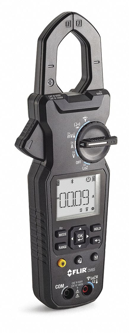 FLIR, Clamp-Jaw Jaw, CAT III 1000V/CAT IV 600V, Digital Clamp Meter ...