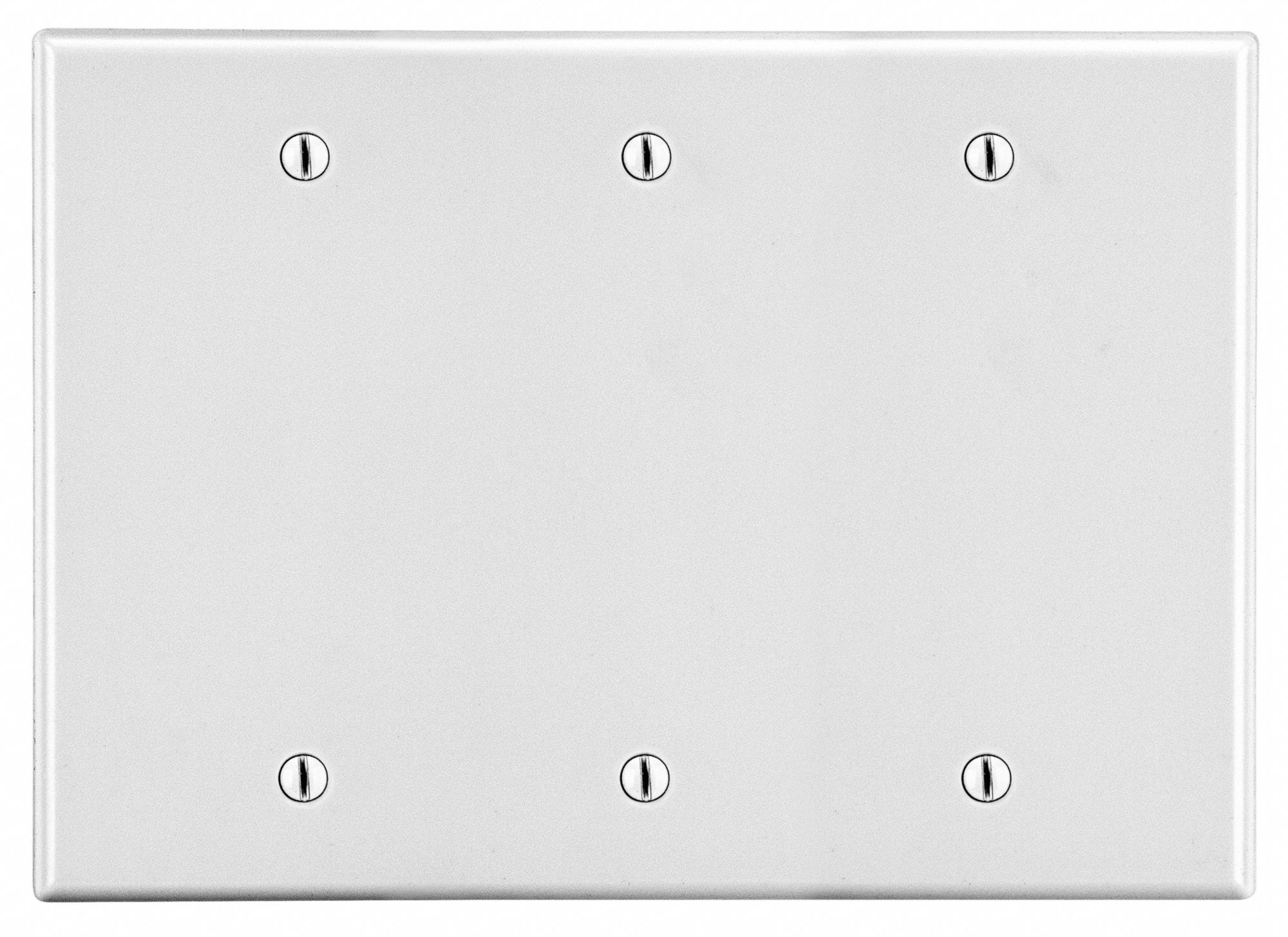 Blank, Plastic, Blank Box Mount Wall Plate - 55KT79|P33W - Grainger
