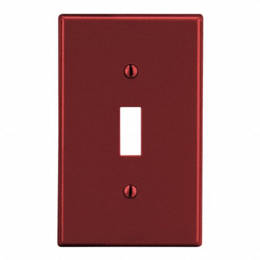 Toggle, Plastic, Toggle Switch Wall Plate - 55KU37|PJ1R - Grainger