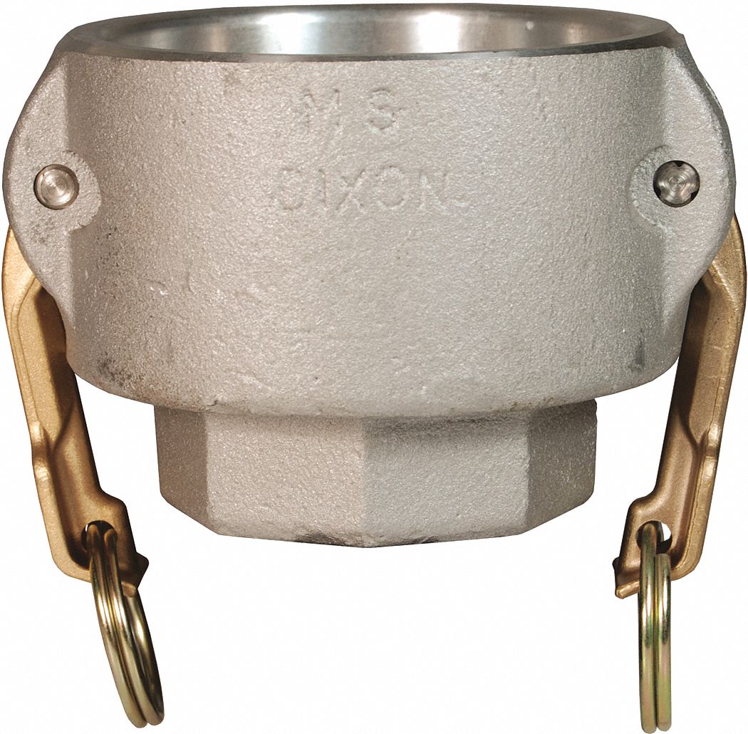 2 in Coupling Size, 1 1/2 in Hose Fitting Size, Cam and Groove Coupling ...