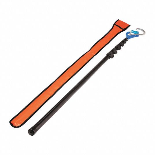FALLTECH, Black/Orange, Aluminum, Telescoping Rescue Pole - 55MK50 ...