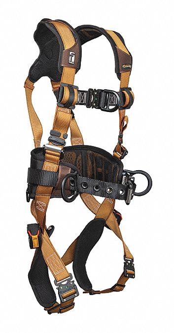 FALLTECH, Vest, Quick-Connect / Quick-Connect Buckles, Full Body ...