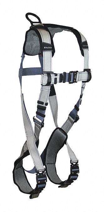 FALLTECH, Vest Harness, Quick-Connect / Quick-Connect, Full Body ...